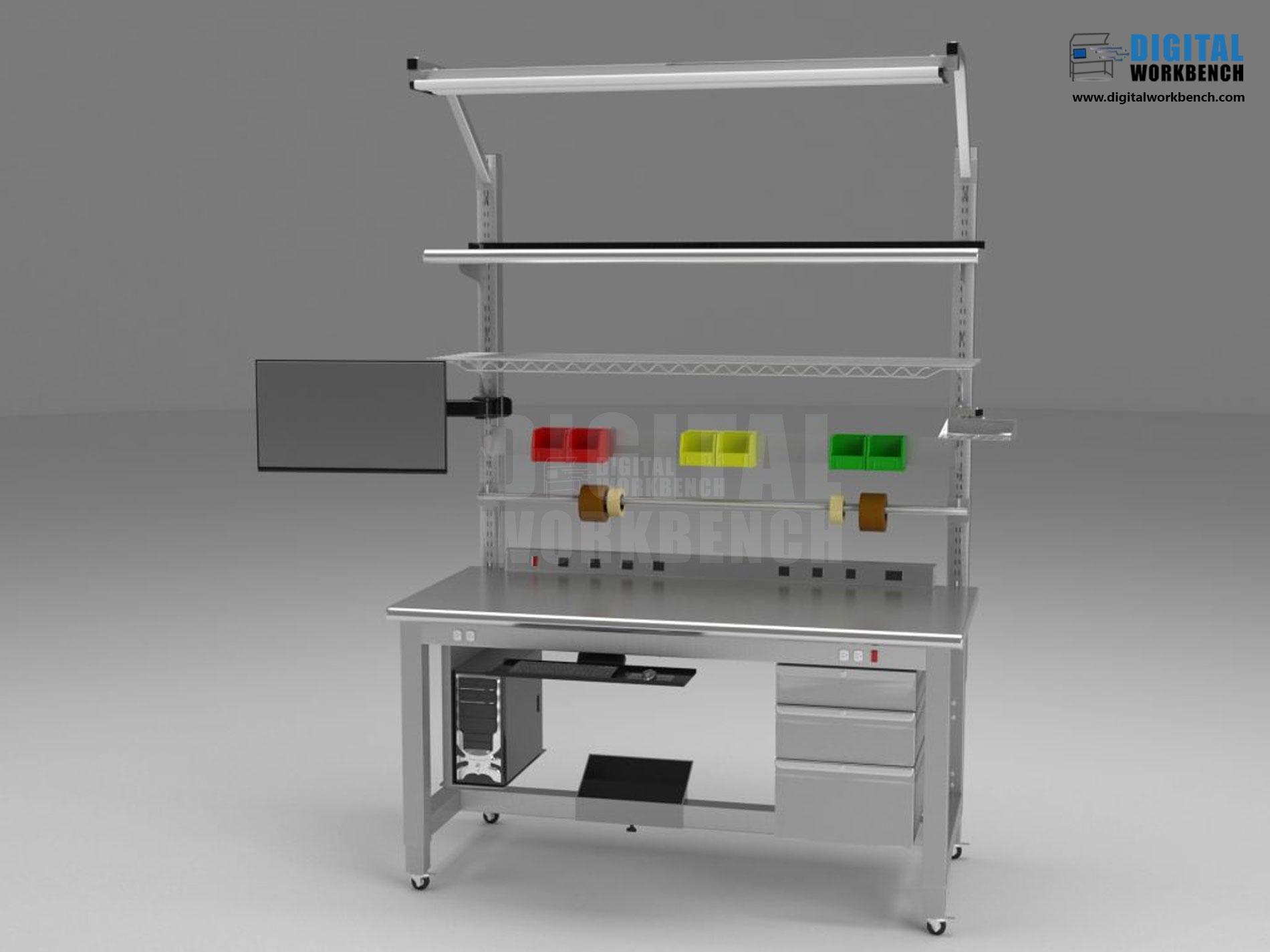 Pre Made Stainless-Steel-Series Size Cleanroom - Digital Workbench