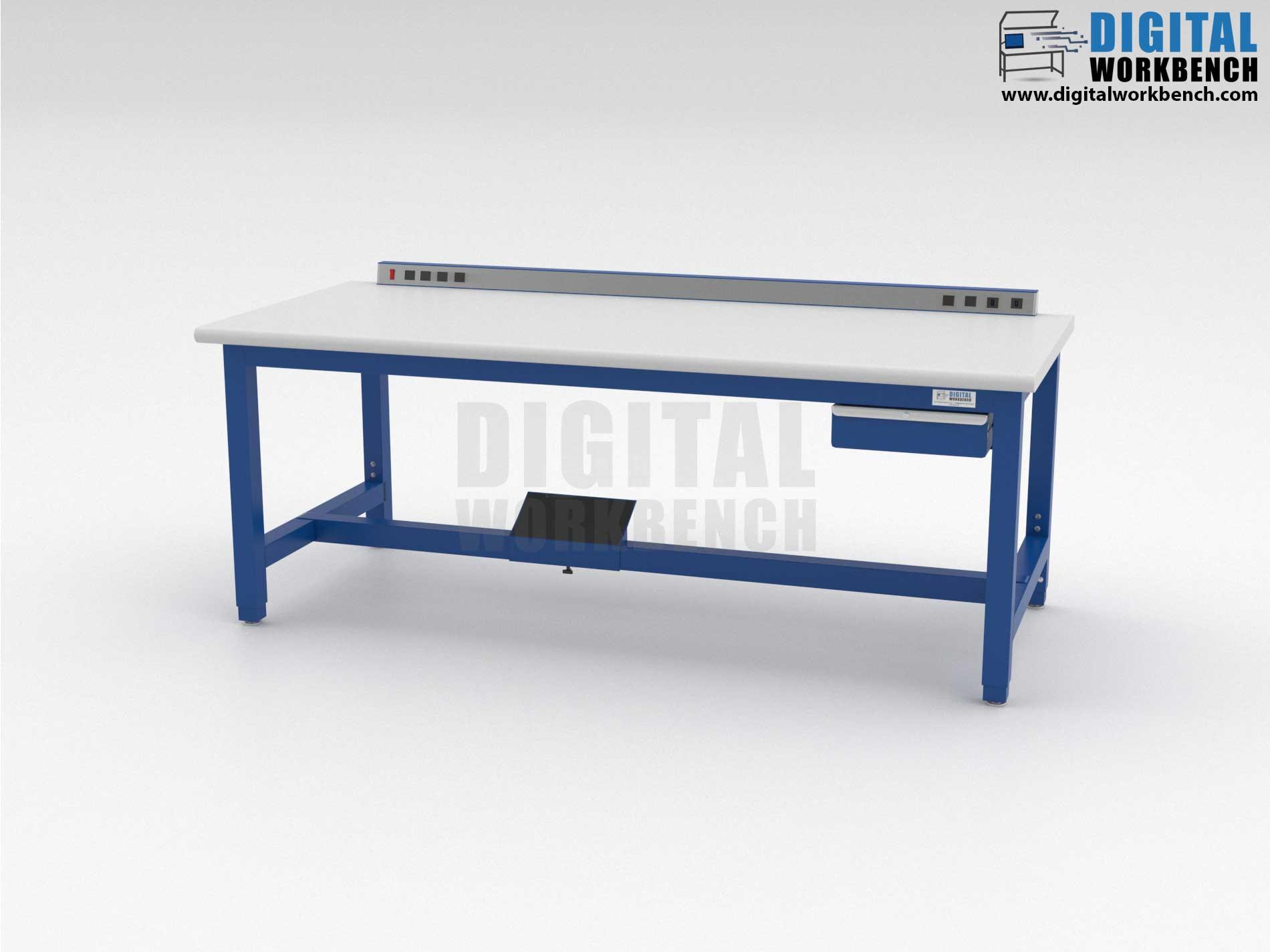 Pro series bench 30"W x 72"L formica laminate - Digital Workbench