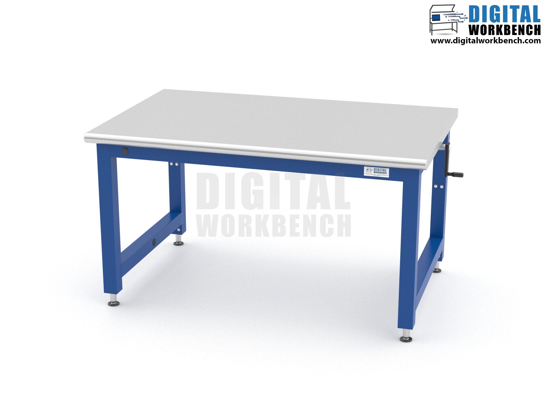 HYDRAULIC BENCH 36"W X 48"L STAINLESS STEEL - Digital Workbench