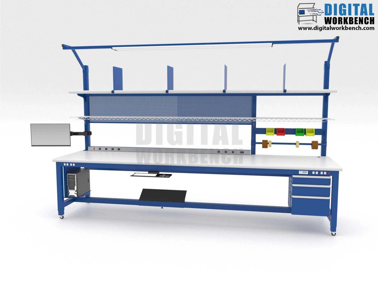 Industrial Workbench - Customize with Drawers, Storage & more
