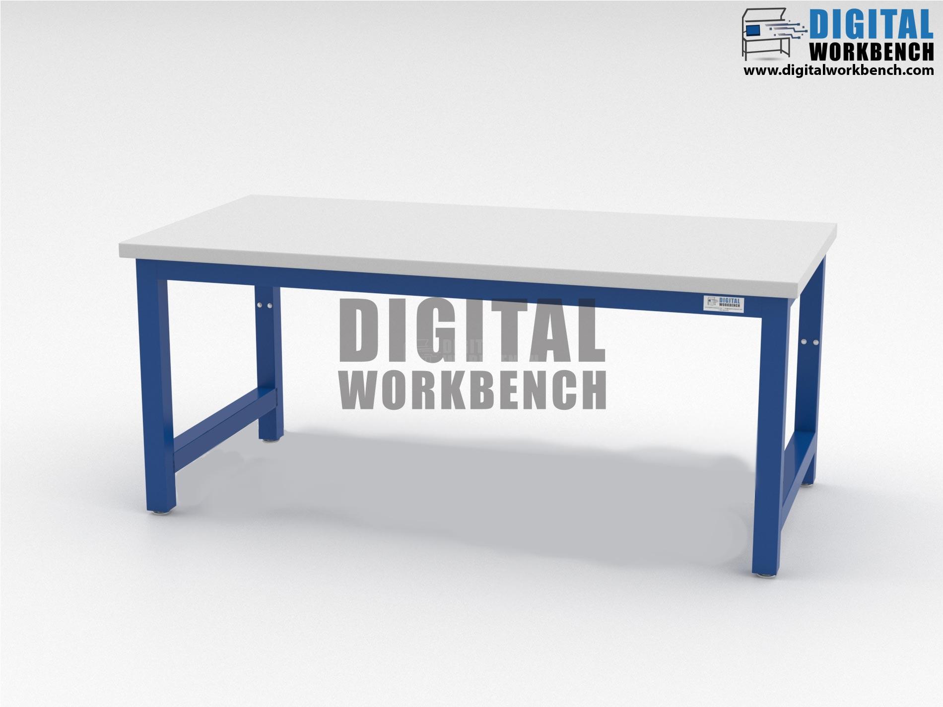PRO SERIES SINGLE BENCH 24"W X 60"L FORMICA LAMINATE - Digital Workbench